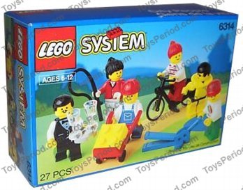 LEGO 6314 City People Instructions and Parts List