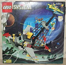 LEGO 6493 Flying Time Vessel Instructions and Parts List