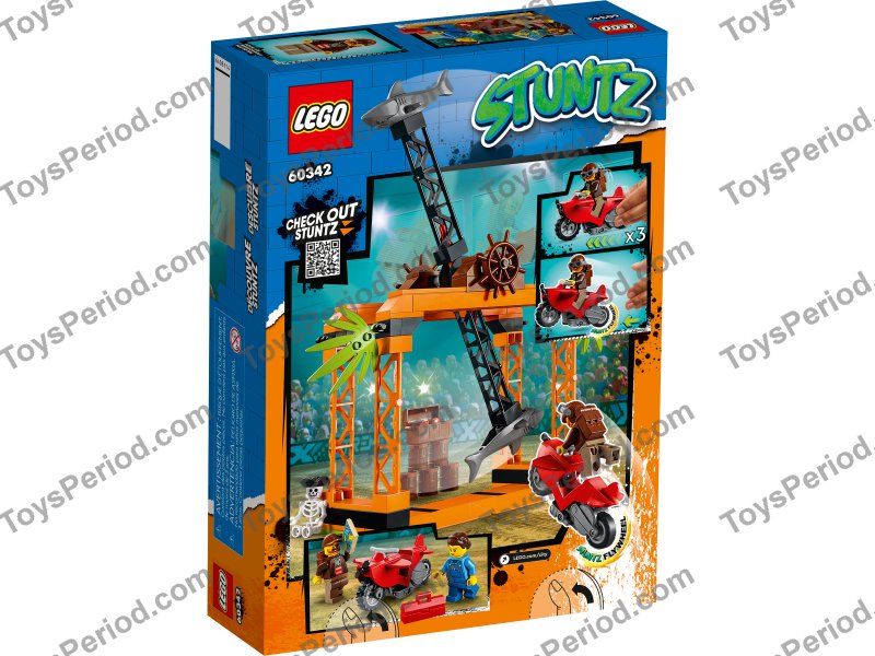 LEGO 60342 The Shark Attack Stunt Challenge Set Parts List
