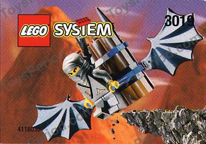 LEGO 3019 Gray Ninja Instructions and Parts List