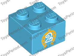 LEGO Sets with Part 3003pb094 Brick 2 x 2 with Gold Horseshoe with ...