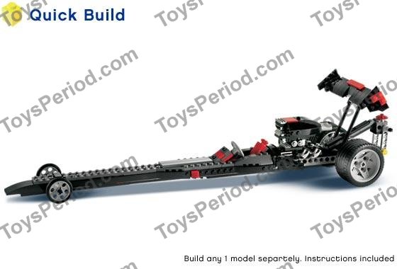 LEGO 4896 Roaring Roadster Instructions and Parts List
