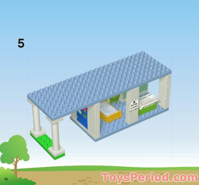 LEGO 5695 Doctor's Clinic Instructions and Parts List