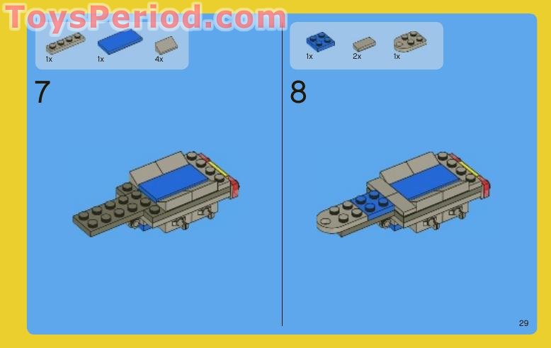 LEGO 5765 Transport Truck Instructions and Parts List