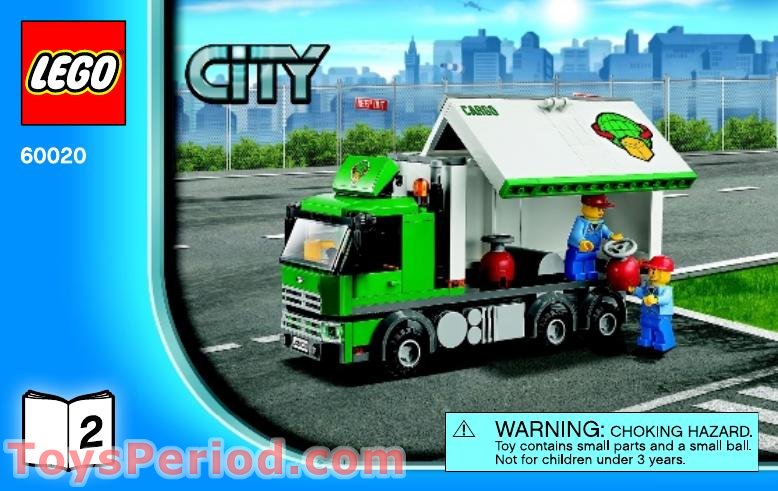 LEGO 60020 Cargo Truck Instructions and Parts List