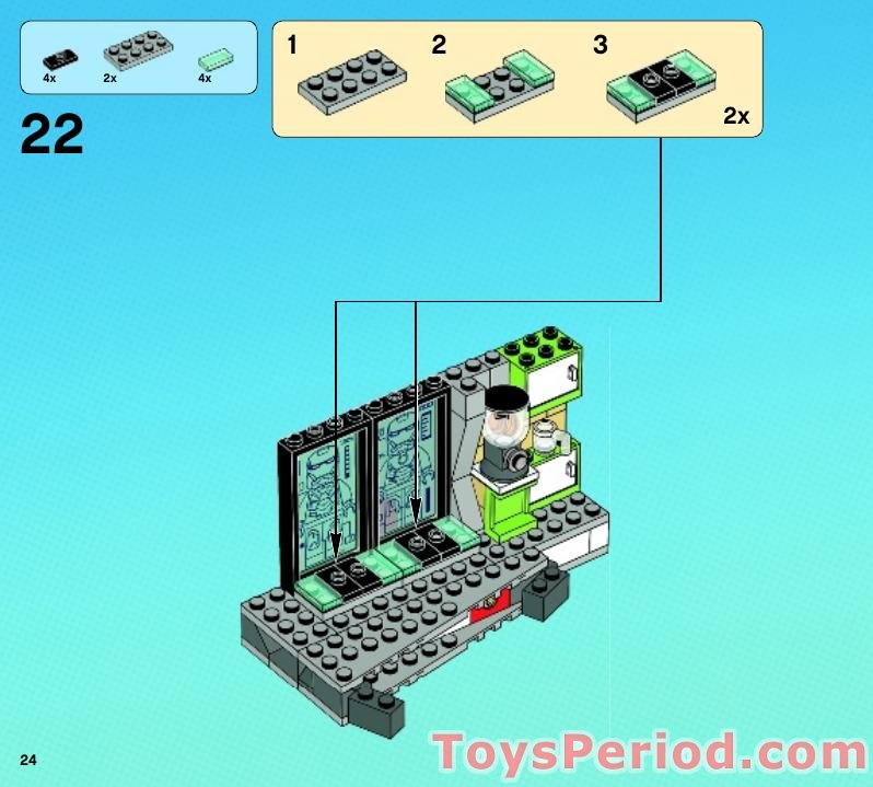 LEGO 76007 Iron Man: Malibu Mansion Attack Instructions and Parts List