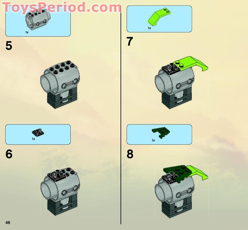 LEGO 9443 Rattlecopter Instructions and Parts List
