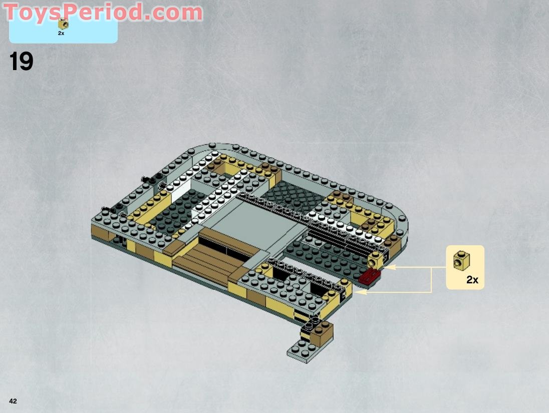 LEGO 9516 Jabba's Palace Instructions and Parts List