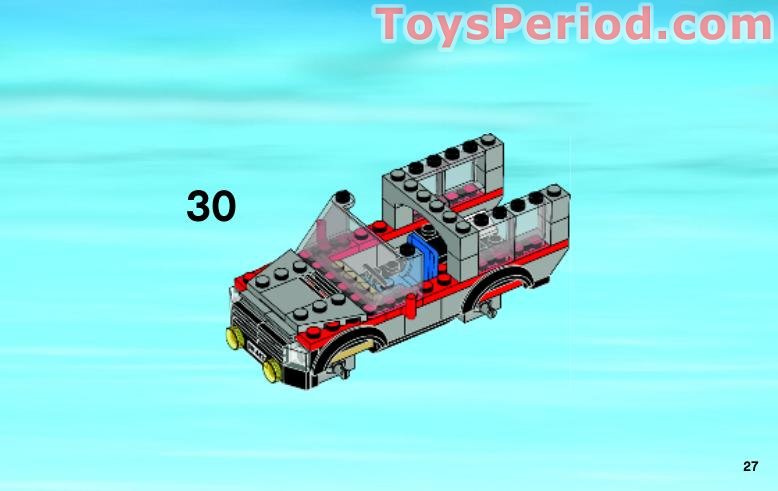LEGO 4433 Dirt Bike Transporter Instructions and Parts List