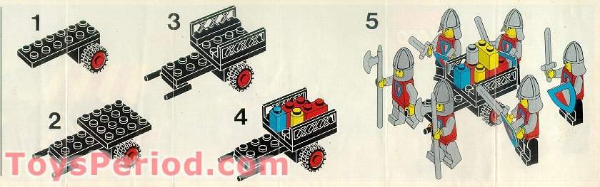 LEGO 677 Knight's Procession Instructions and Parts List