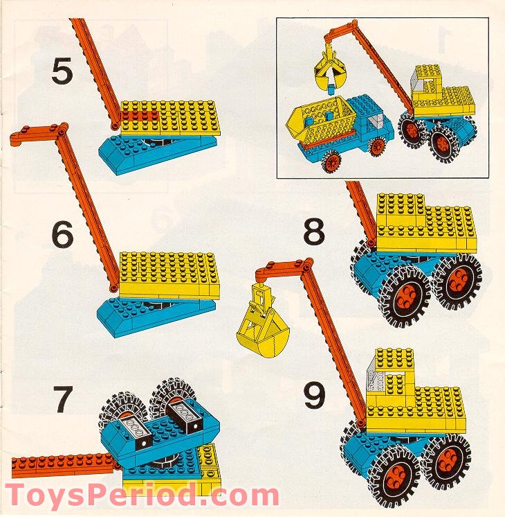LEGO 402-1 Universal Building Set Instructions and Parts List