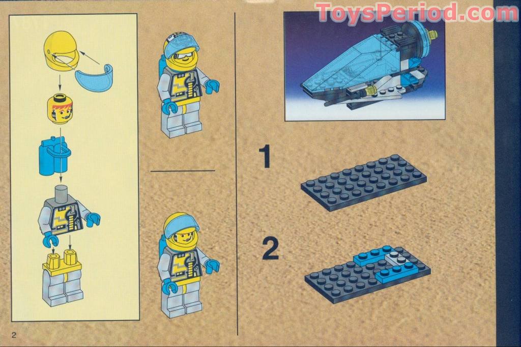 LEGO 1787 Crater Cruiser Instructions and Parts List