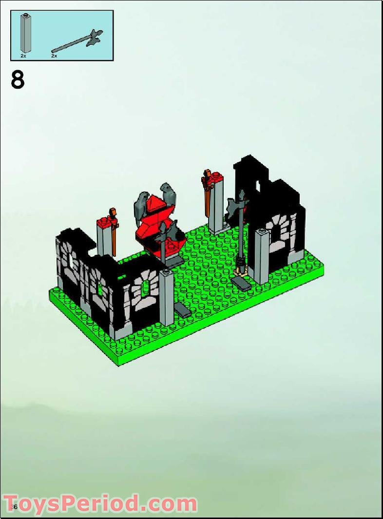 LEGO 10176 Royal King's Castle Instructions and Parts List
