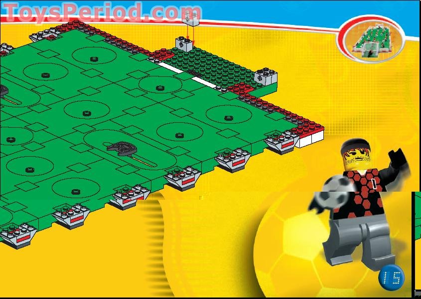 LEGO 3425-2 Grand Championship Cup Instructions and Parts List