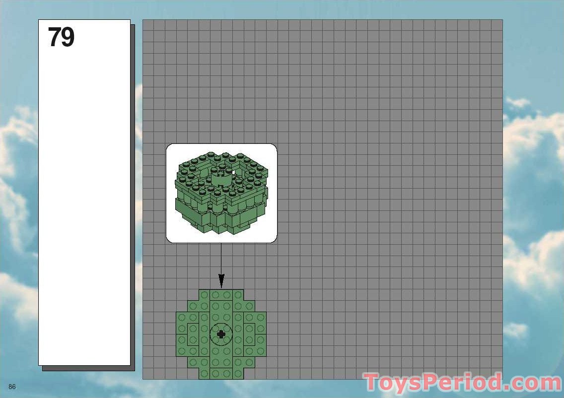 LEGO 3450 Statue of Liberty Sculpture Instructions and Parts List