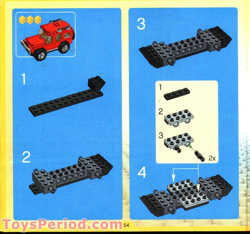 LEGO 4883 Gear Grinders Instructions and Parts List