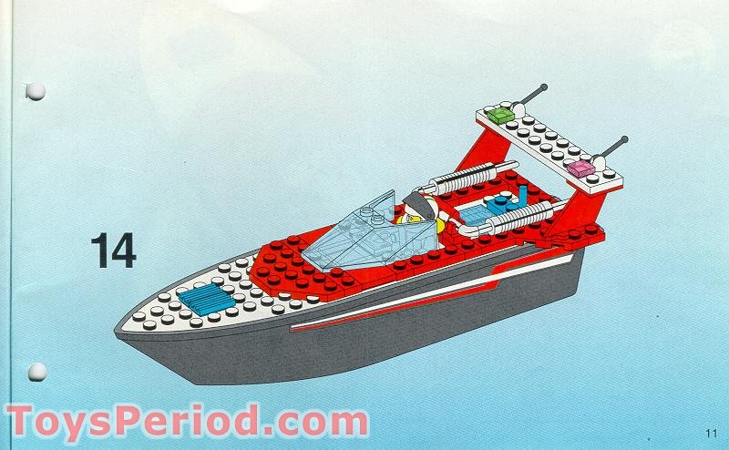 LEGO 4002 Riptide Racer Instructions and Parts List