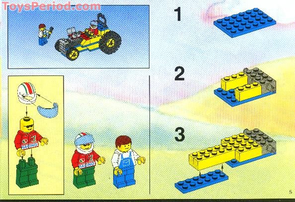 LEGO 4222 Challenger Set 300 Instructions and Parts List