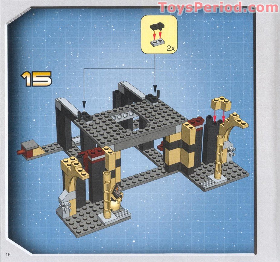 LEGO 4480 Jabba's Palace Instructions and Parts List