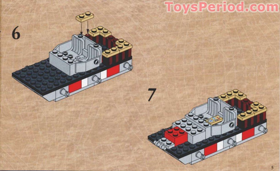 LEGO 5934 Dino Explorer Track Master Instructions and Parts List