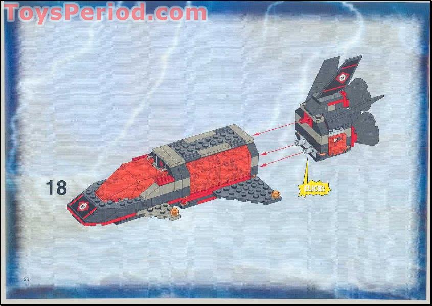 LEGO 6776 Ogel Control Center Instructions and Parts List