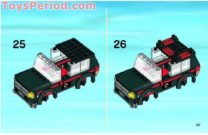 LEGO 7635 4wd with Horse Trailer Instructions and Parts List