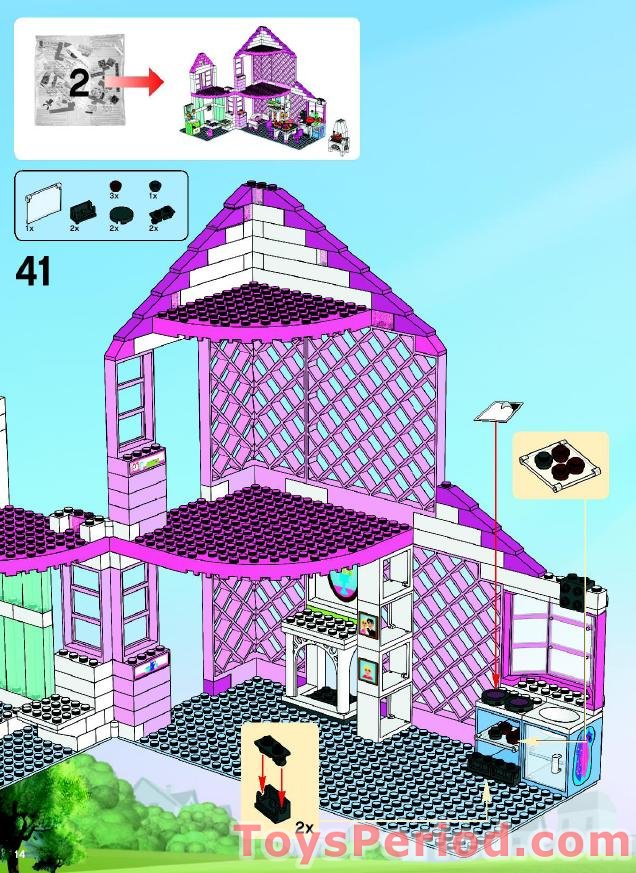 LEGO 7586 Sunshine Home Instructions and Parts List