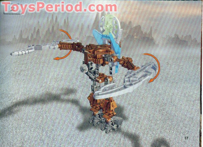 LEGO 8617-1 Vahki Zadakh Instructions and Parts List