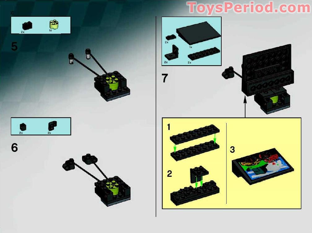 LEGO 8682 Nitro Intimidator Instructions and Parts List