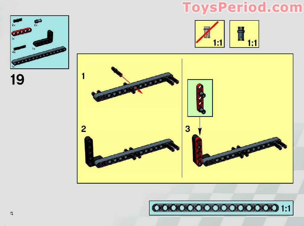 LEGO 8682 Nitro Intimidator Instructions and Parts List