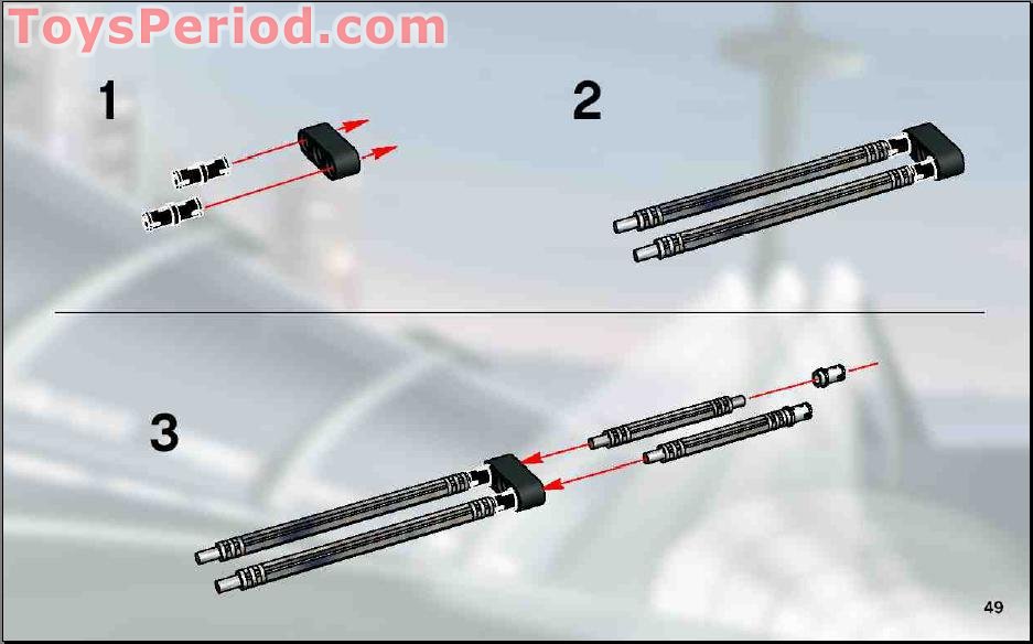 LEGO 8355 H.O.T. Blaster Bike Instructions and Parts List