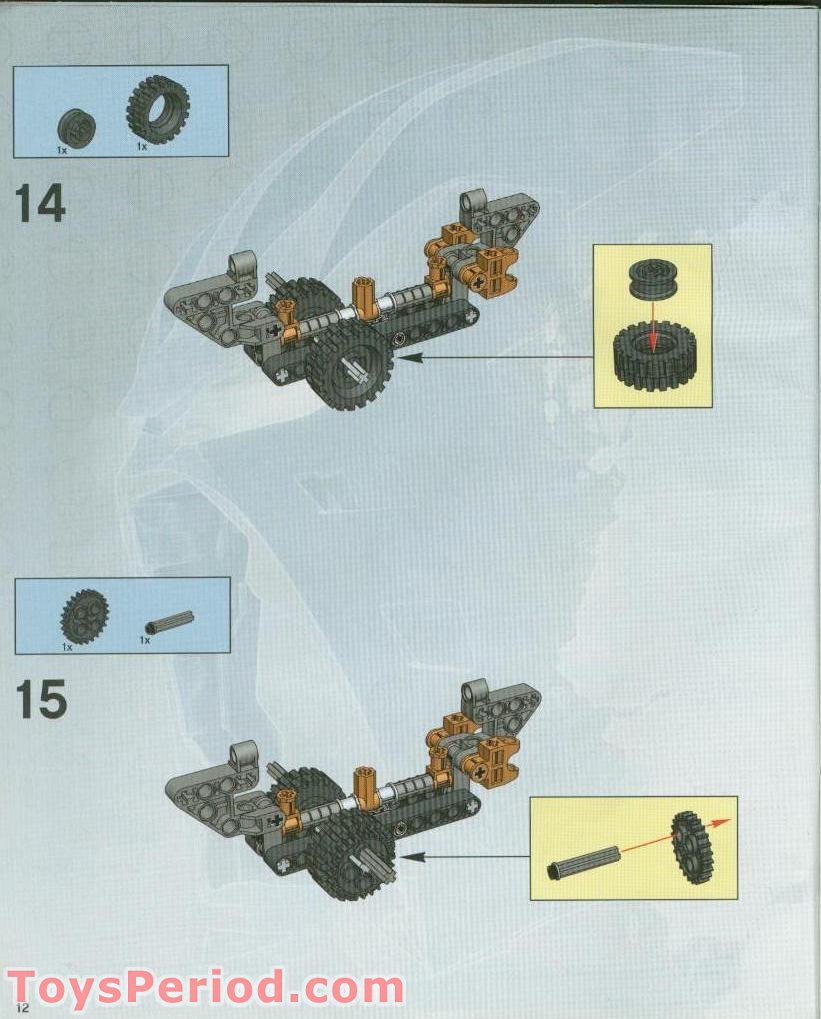 LEGO 8595 Takua and Pewku Instructions and Parts List