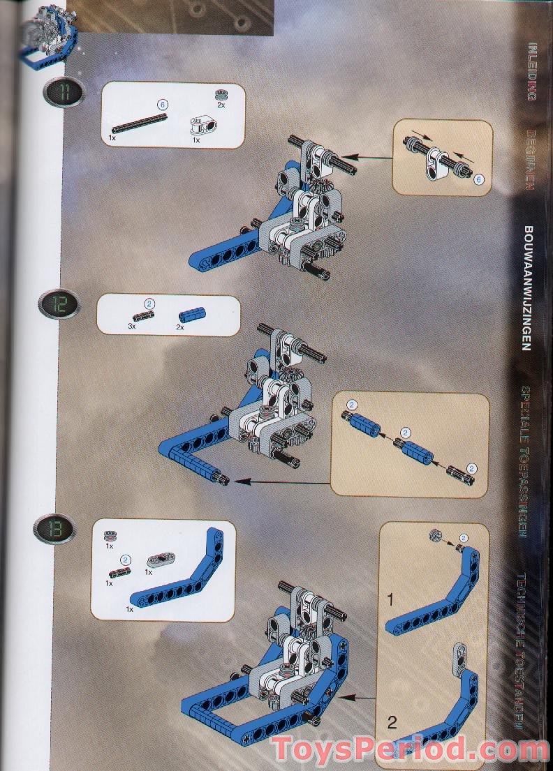 LEGO 9748 Droid Developer Kit Instructions and Parts List