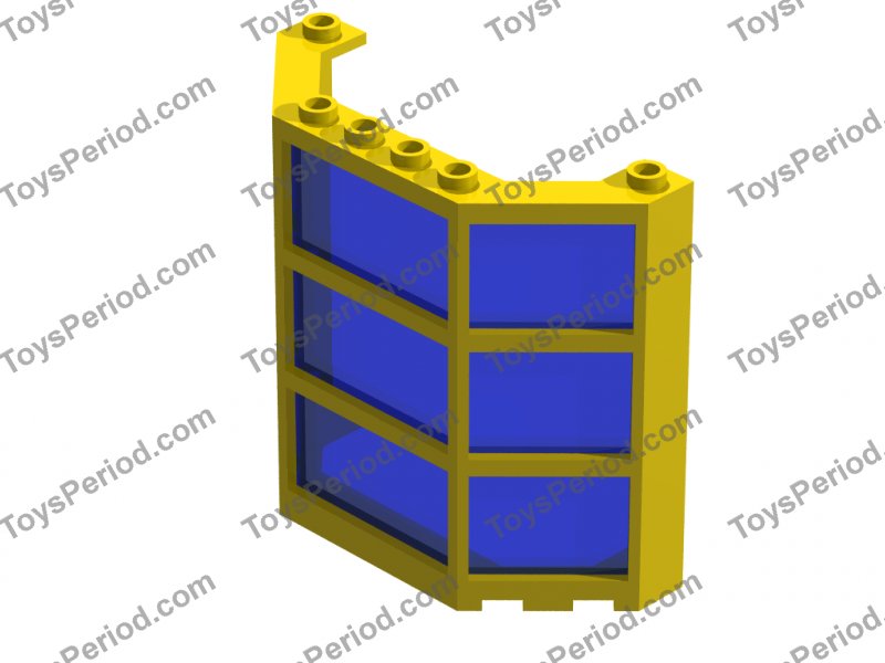 LEGO Sets with Part 30185c02 Window Bay 3 x 8 x 6 with TrBlue Glass ...