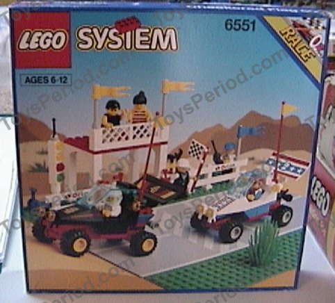 LEGO 6551 Checkered Flag 500 Instructions and Parts List