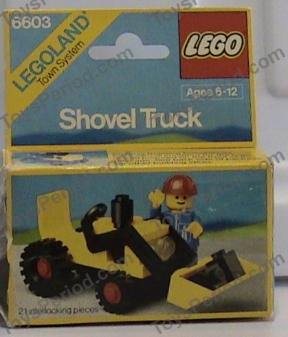 LEGO 6603 Shovel Truck Instructions and Parts List