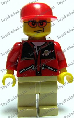 LEGO Sets with Minifigure cty129 Red Jacket with Zipper Pockets and ...