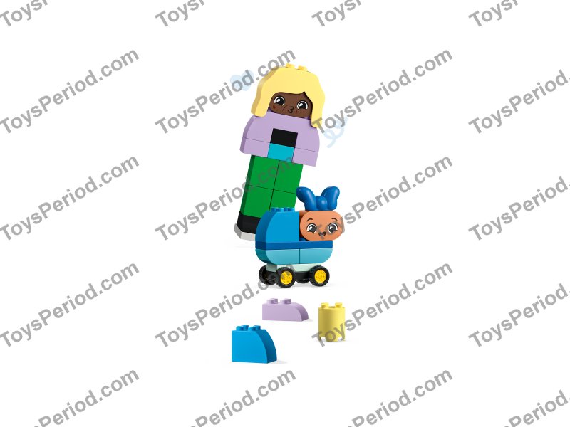 LEGO 10423 Buildable People with Big Emotions Set Parts List