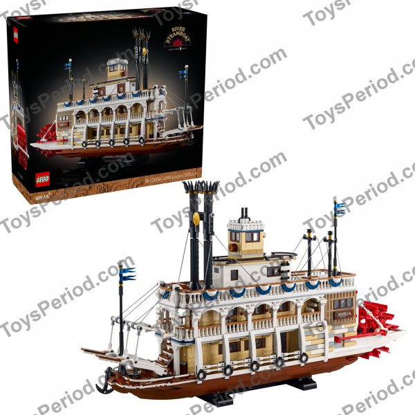 LEGO 21356 River Steamboat Set Parts List