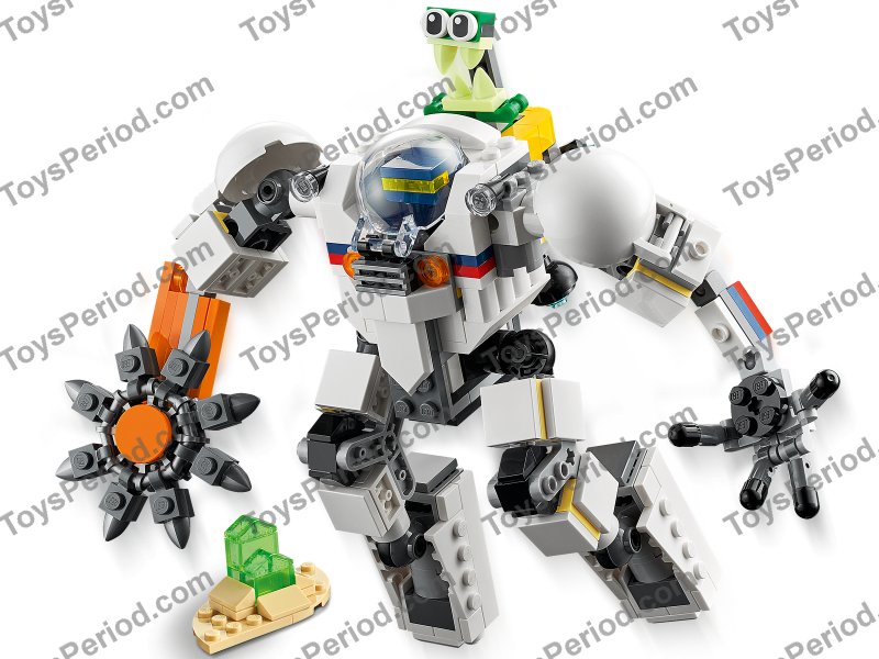 LEGO 31115 Space Mining Mech Set Parts List