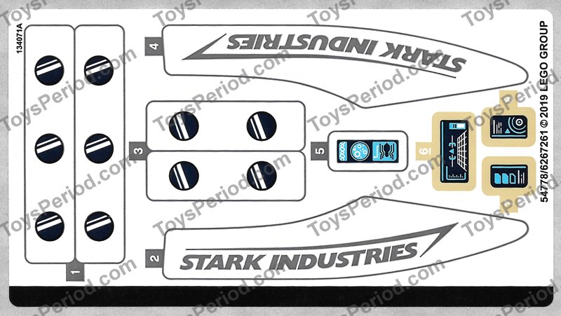 LEGO Sets with Part 76130stk01 Sticker Sheet for Set 76130 - (54778/ ...