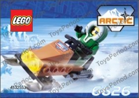 Town Theme Sets - LEGO 6626 Snowmobile 2000 Town Arctic Theme Ice ...