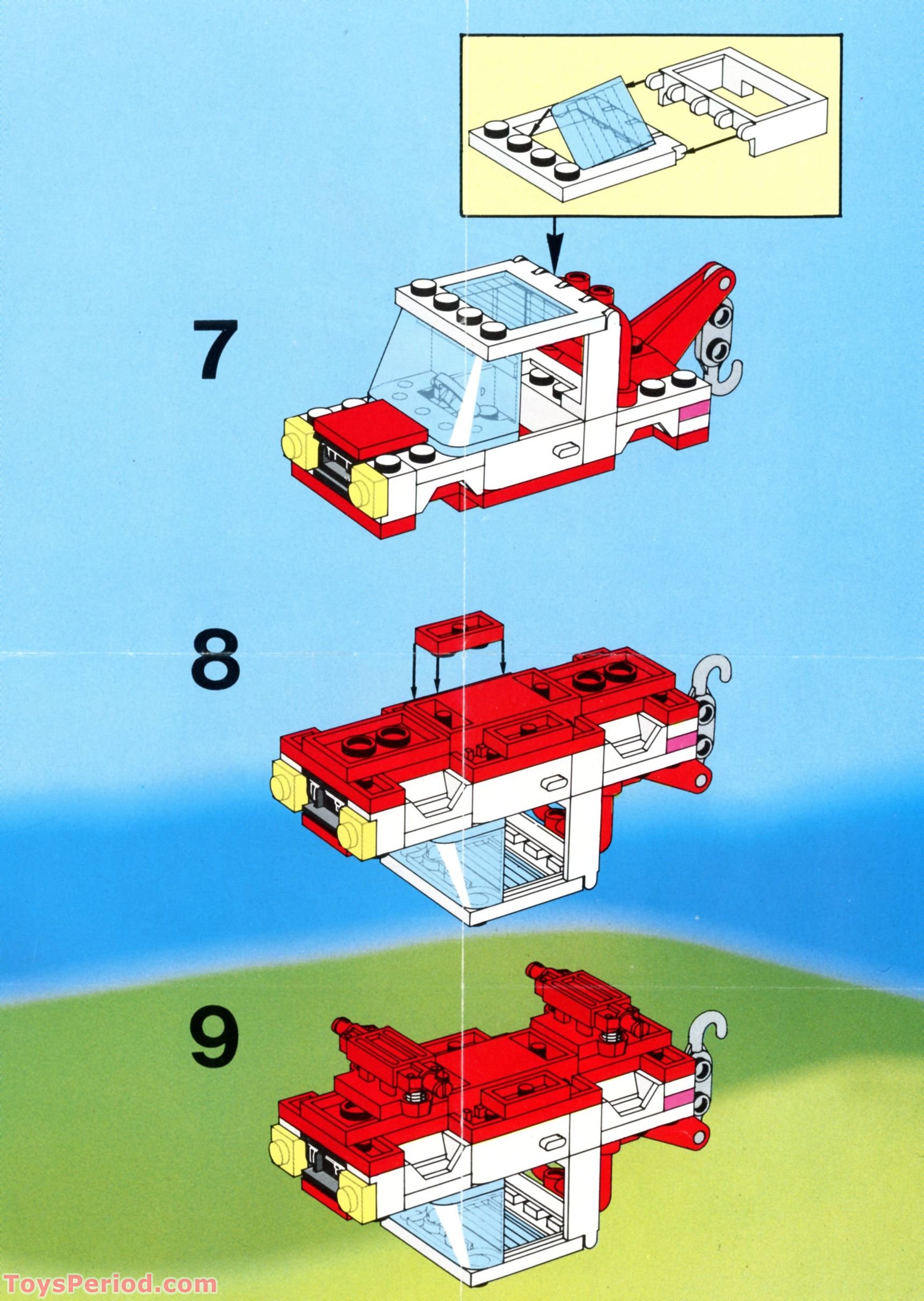 LEGO 6660 Hook and Haul Wrecker Instructions and Parts List