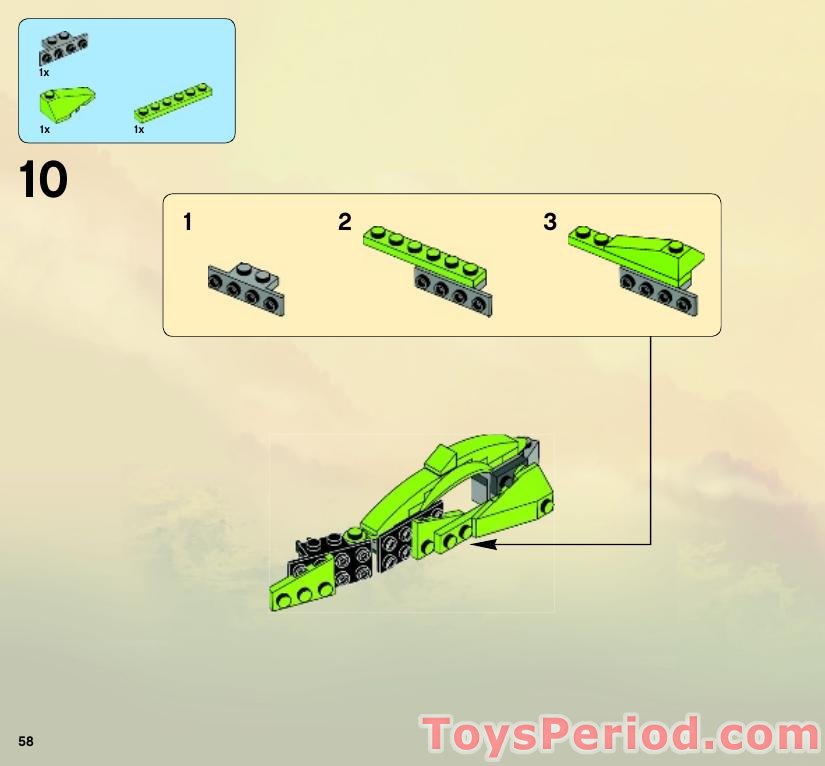 LEGO 9443 Rattlecopter Instructions and Parts List