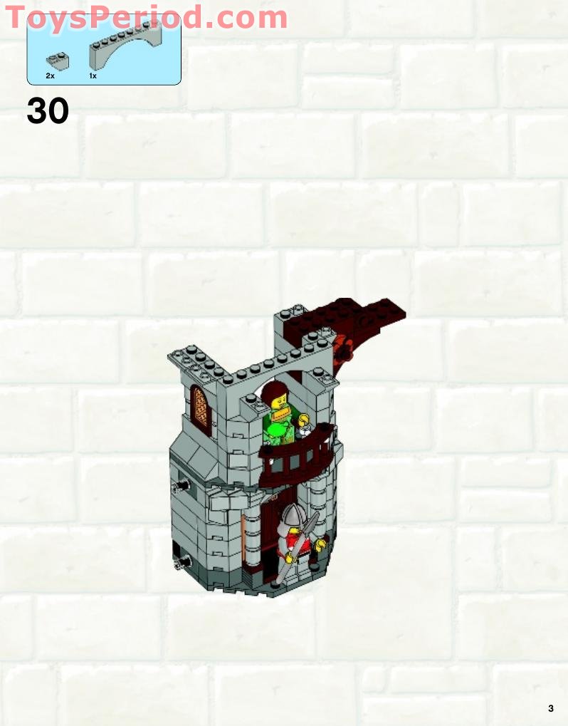 LEGO 10223 Kingdoms Joust Instructions and Parts List