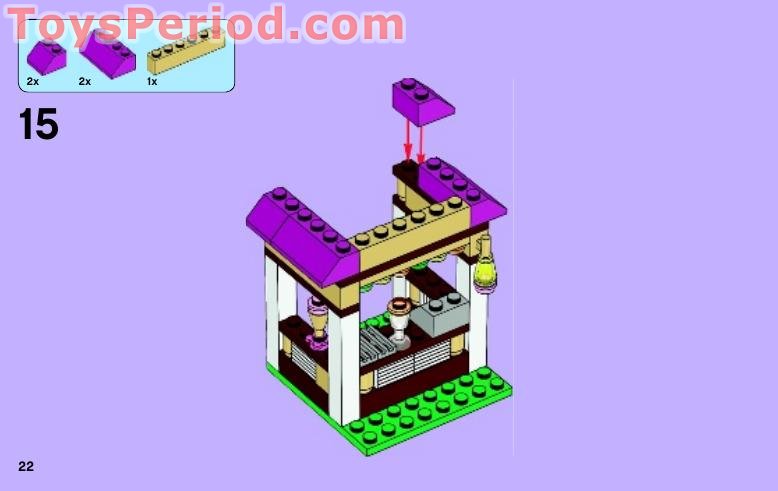 LEGO 41008 Heartlake City Pool Instructions and Parts List