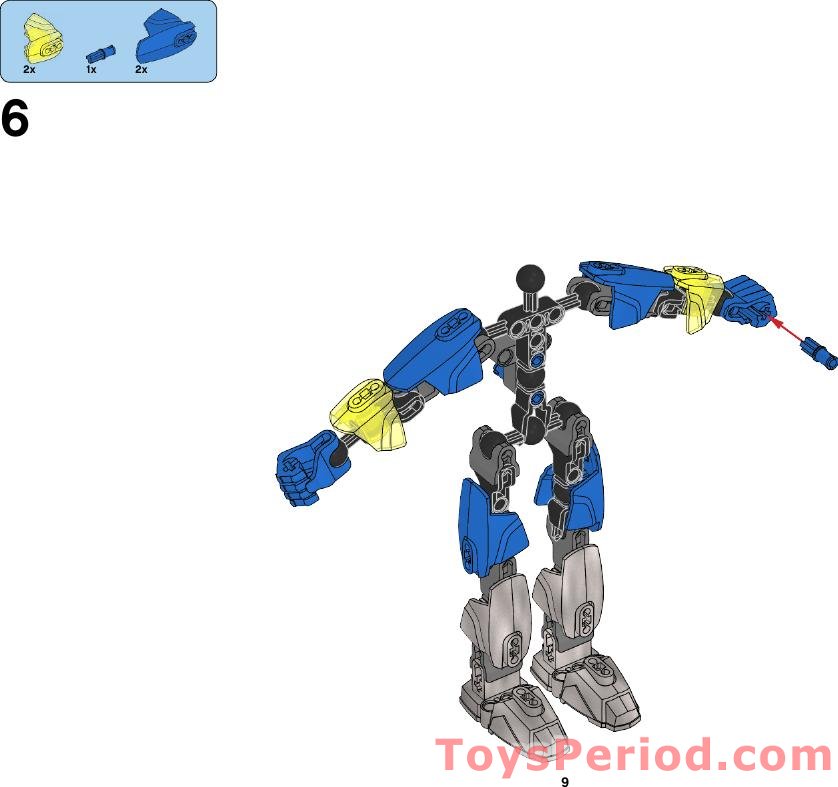LEGO 44008 Surge Instructions and Parts List