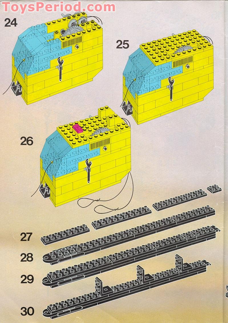 LEGO 744 Universal Building Set Instructions and Parts List