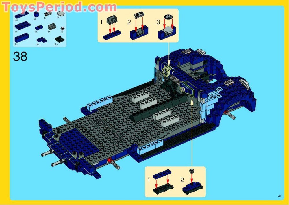 LEGO 10187 Volkswagen Beetle (VW Beetle) Instructions and Parts List
