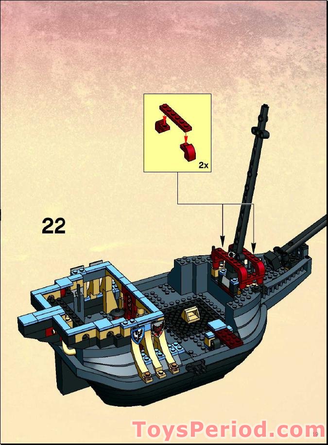 LEGO 4768-1 The Durmstrang Ship Instructions and Parts List